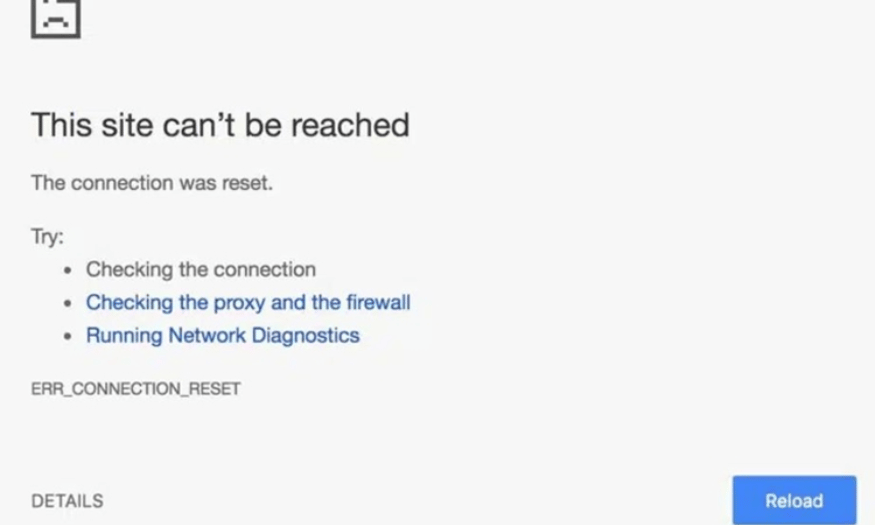 How to Fix ERR_CONNECTION_RESET Error on Chrome Simply